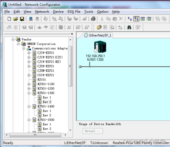 NX_NJ 系列 01 2 台 PLC 通过 EIP 通信_network configurator-CSDN博客