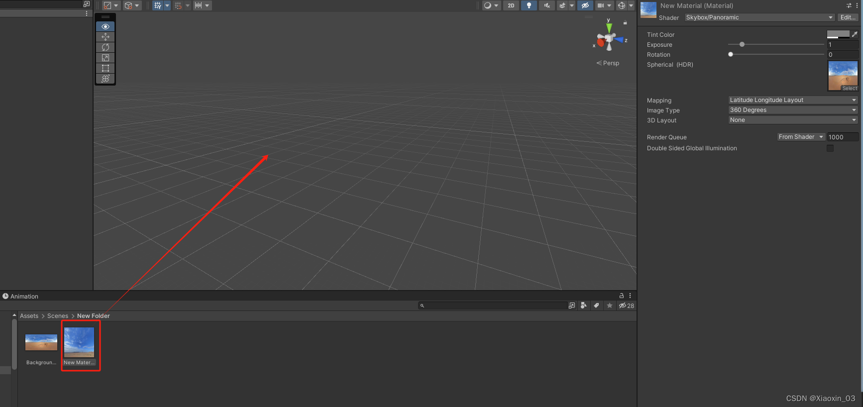 Unity设置360°全景图片为天空盒_unity天空盒在哪设置-CSDN博客
