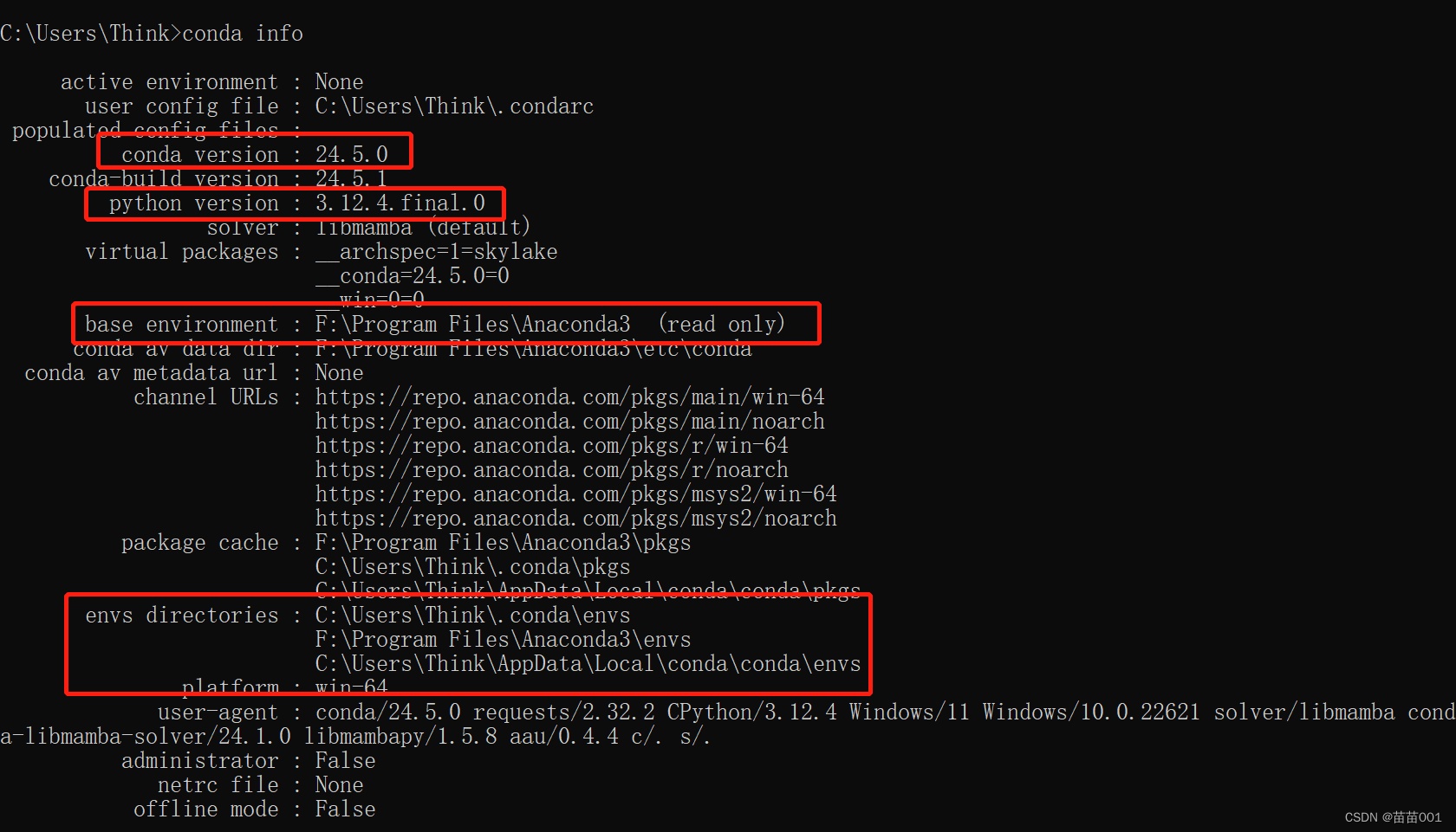 【Python】python的conda的库安装和配置、激活_conda安装库-CSDN博客