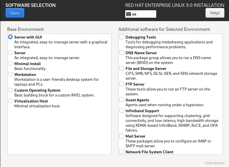 Linux红帽安装过程（Red hat Enterprise Linux 9.0）学生视角_linux red hat csdn-CSDN博客