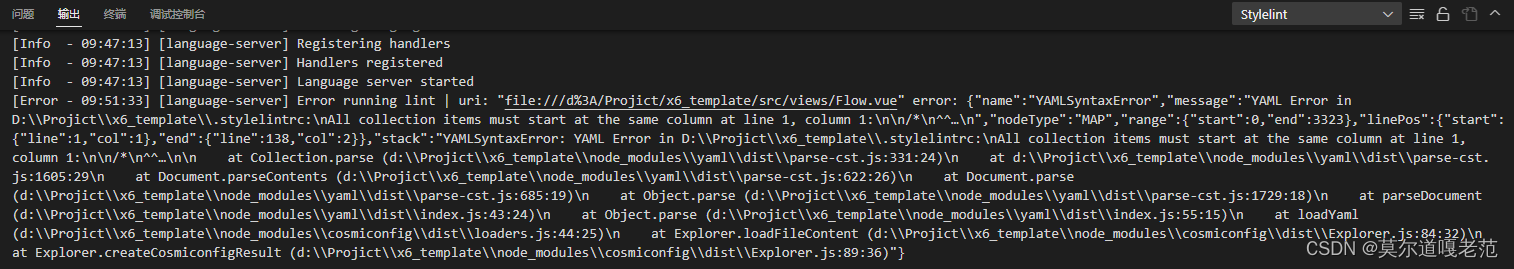 YAMLSyntaxError: YAML Error in xxx:All collection items must start at the same column_there is ...
