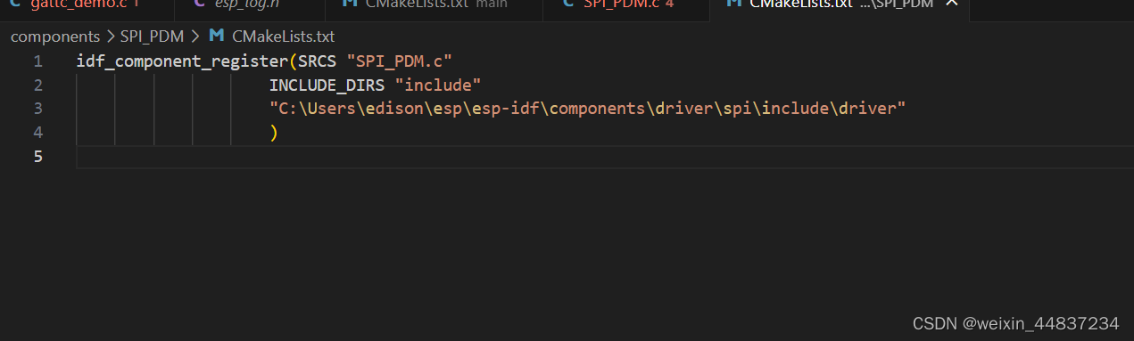 ESP32 Cmakelists.txt 报错问题_esp32 cmakelist 报错-CSDN博客