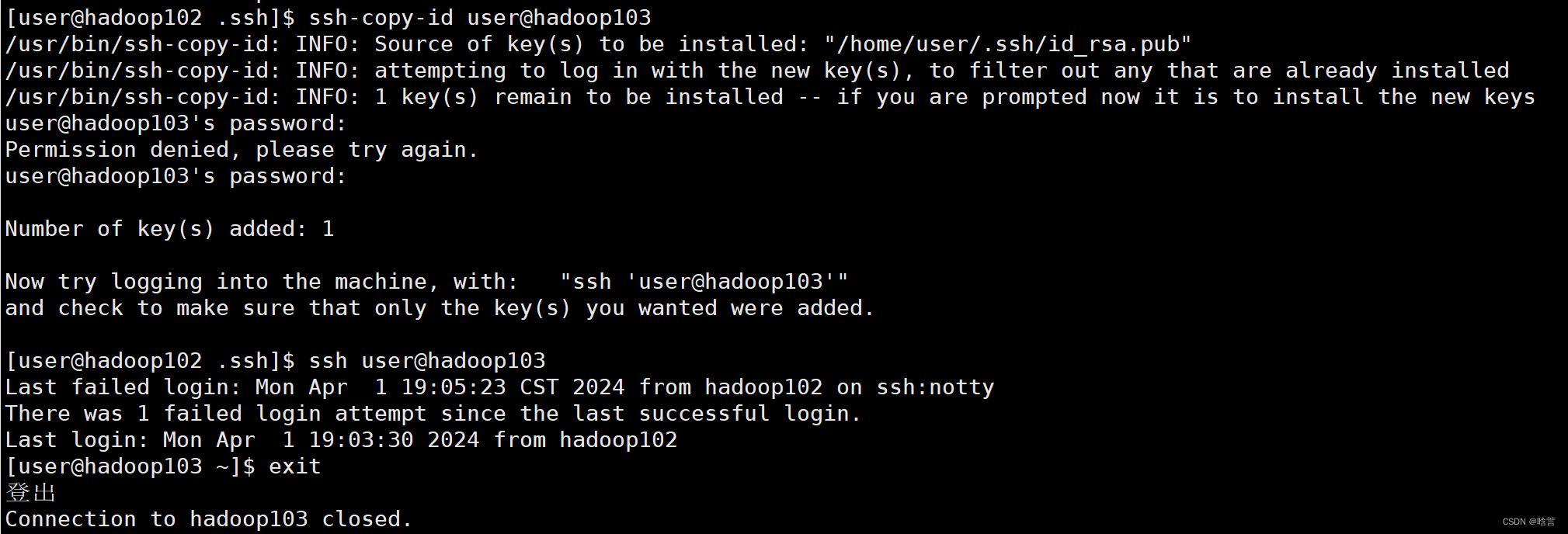 ssh免密登录报错:/usr/bin/ssh-copy-id: ERROR: failed to open ID file ‘/root/.pub‘: 没有那个文件或目录_ssh-copy ...
