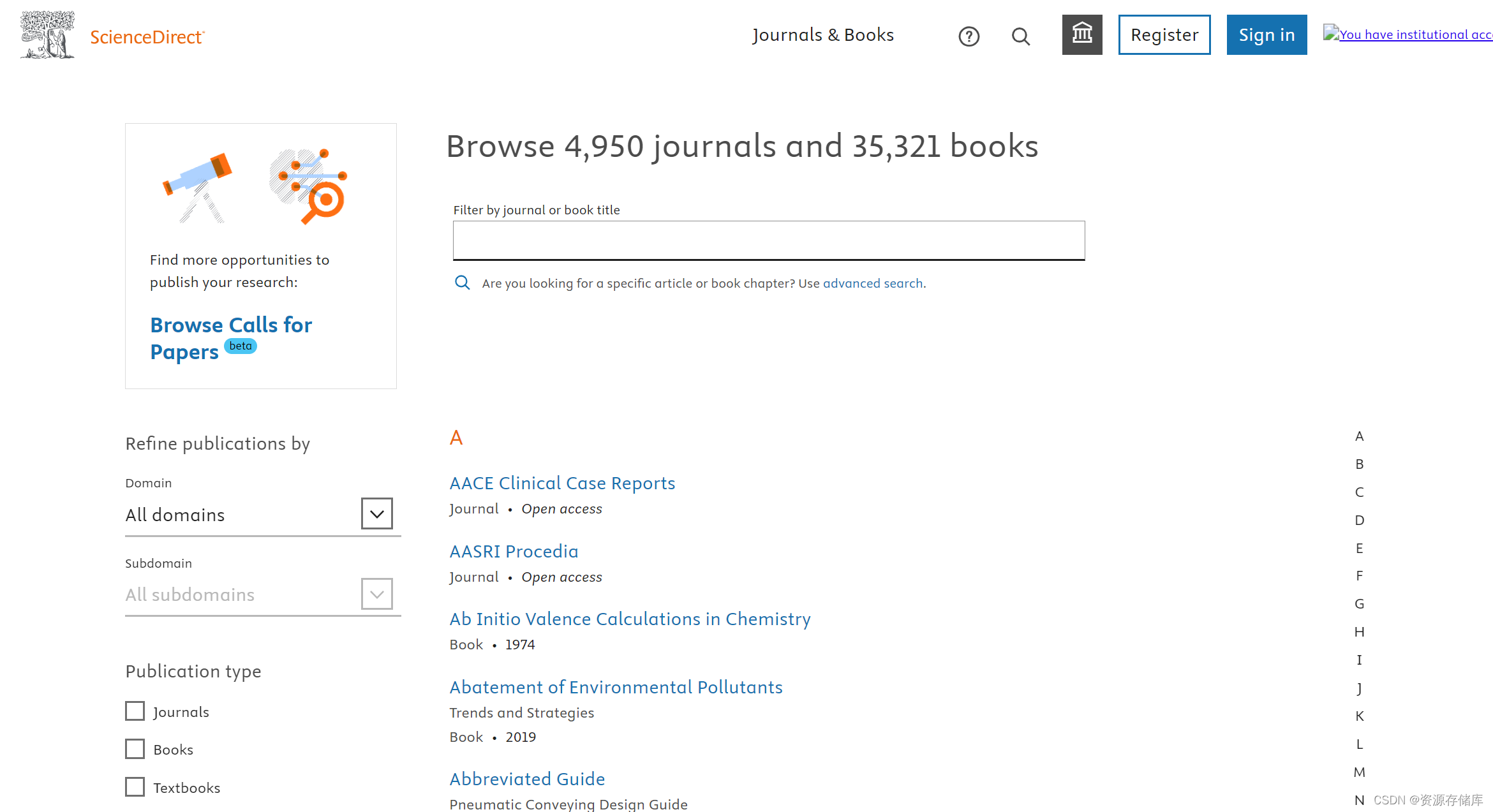 【sciencedirect】【论文检索】【期刊检索】-CSDN博客