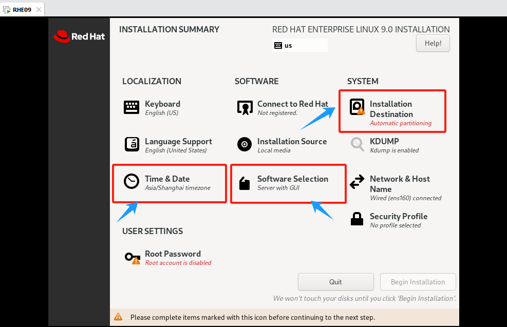 RedHat 9 的安装和初始配置_红帽9-CSDN博客