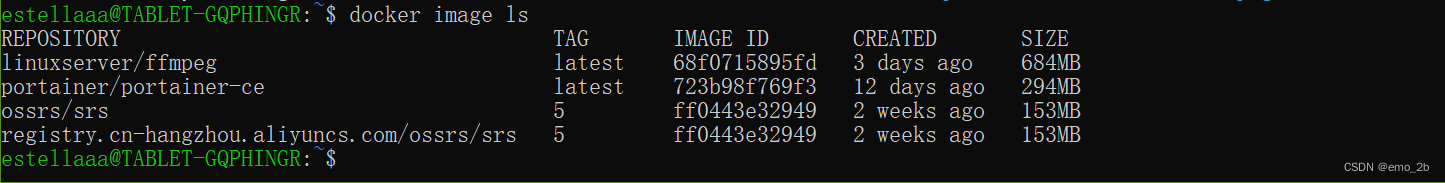 利用Docker启动SRS和ffmpeg_docker srs镜像包-CSDN博客