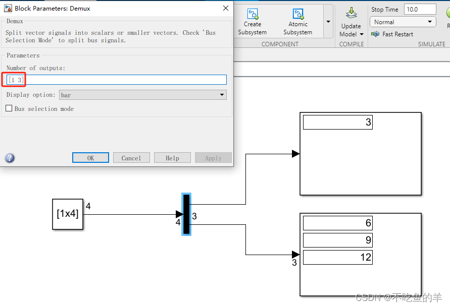 Simulink模块使用_interpret vector parameters as 1-d-CSDN博客