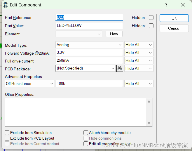 Proteus LED灯泡参数+逻辑（已验证）_proteus大功率灯泡-CSDN博客
