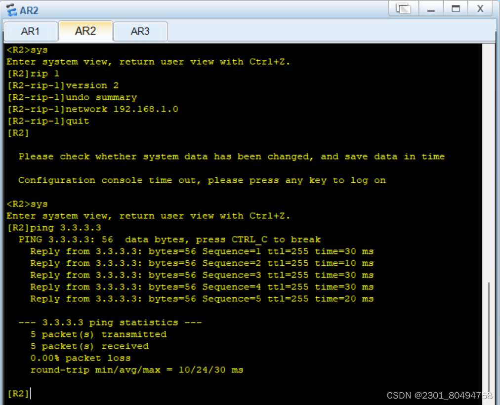 RIP实验展示-CSDN博客
