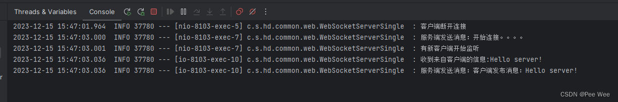 WebSocket实战教学 java ( springboot ) + react_springboot 引入websocket 并调用其他service-CSDN博客