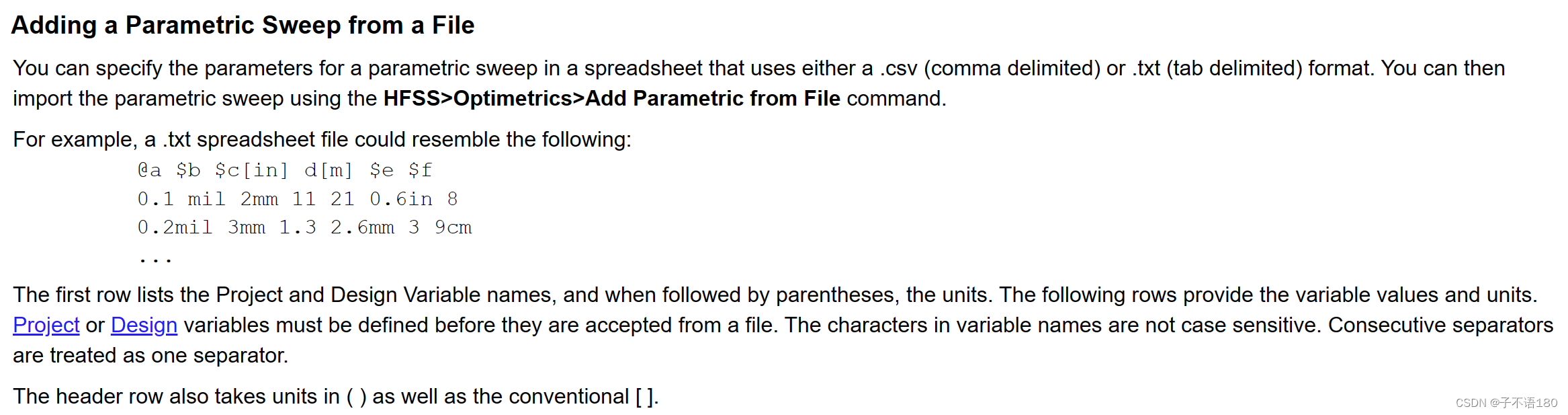 Q3D学习——参数化扫描【adding a parametric sweep from a file】_q3d教程-CSDN博客