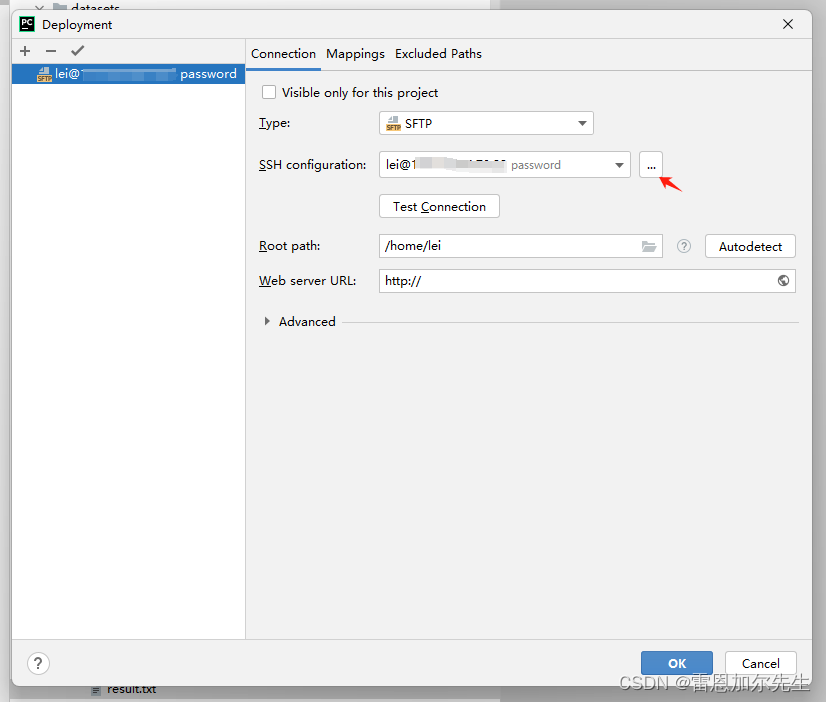 Windows: pycharm远程连接服务器并自动更新代码到服务器上_pycharm文件怎么自动更新到服务器上-CSDN博客