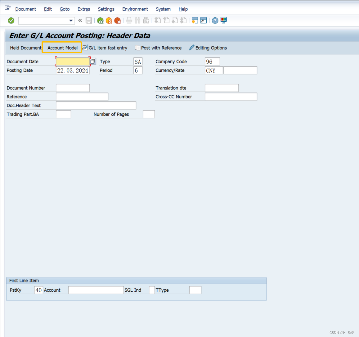 SAP 财务快速记账之--科目分配模型（Account assignment model ）_sap中account assignment-CSDN博客