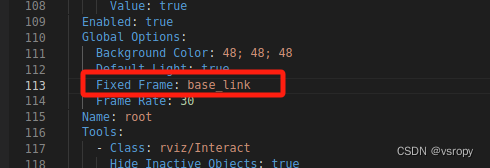 修改rviz中默认固定坐标系_rviz建图如何自己设置坐标原点-CSDN博客