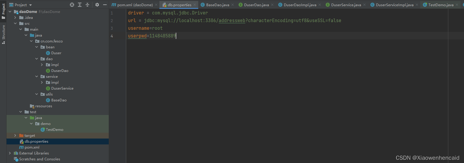 JavaWeb(DaO模式开发）_java dao-CSDN博客