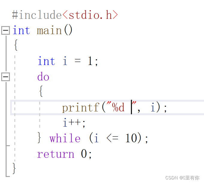 C语言中三种循环语句（while，for，do-whlie）的用法及区别_do while语句-CSDN博客