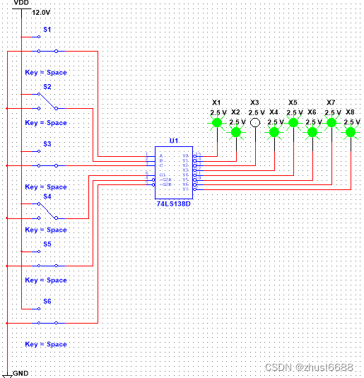 Multisim14.0仿真应用设计（十六）74LS138译码器应用仿真_multisim译码器74ls138仿真-CSDN博客