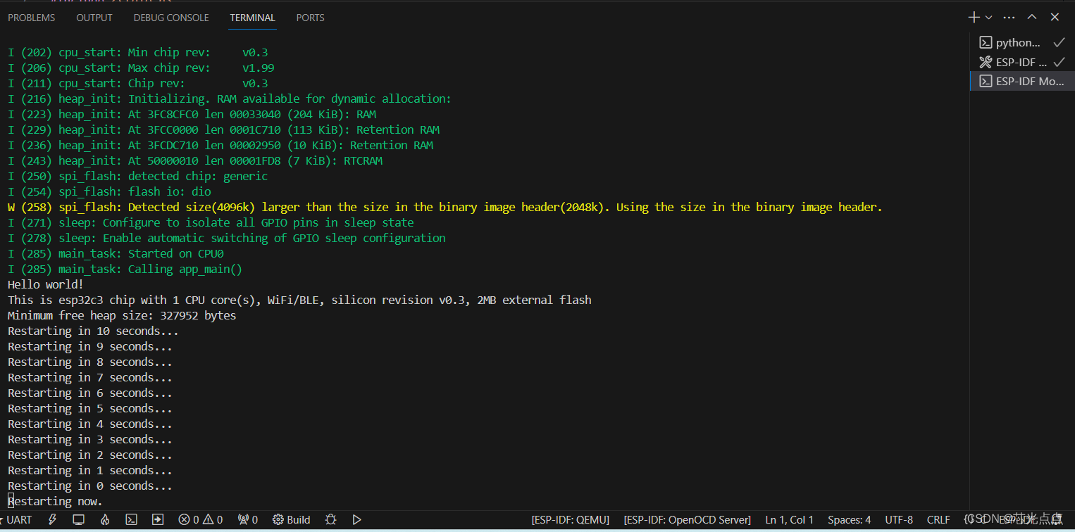 基于 VScode 搭建ESP32开发环境 esp-idf_visual studio code esp32-CSDN博客