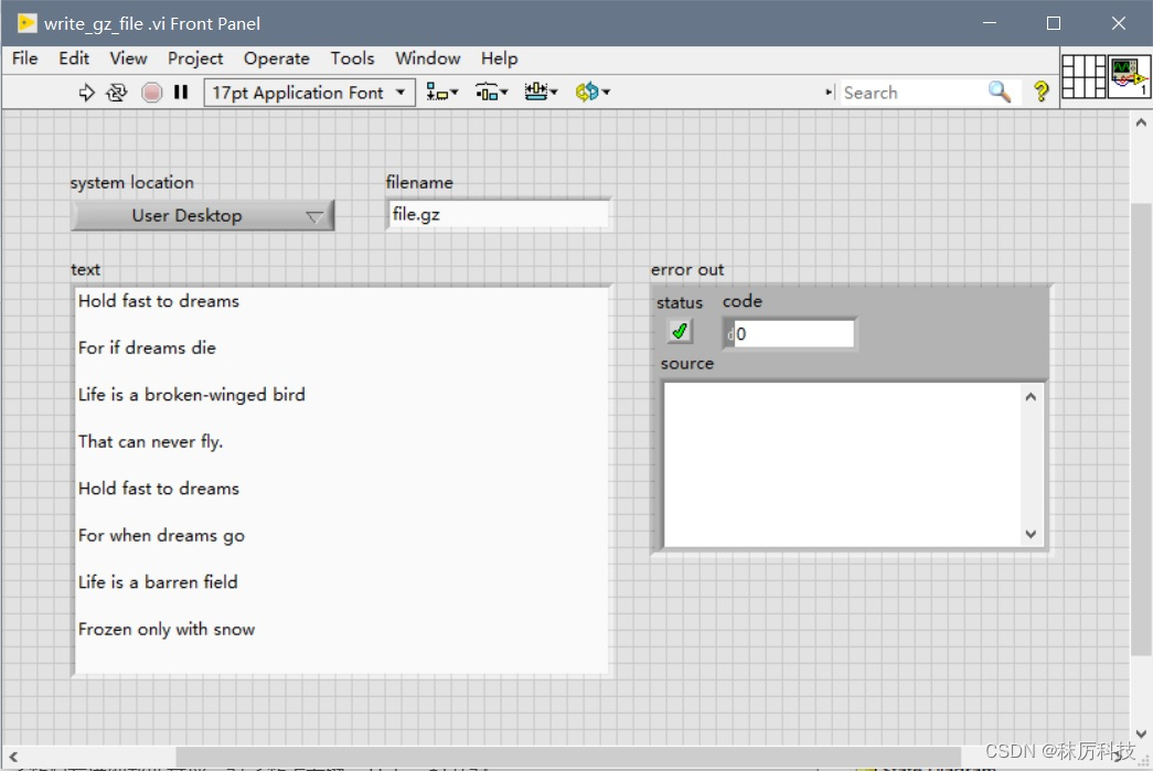 【秣厉科技】LabVIEW工具包——GZip_labview如何将压缩文件解压-CSDN博客