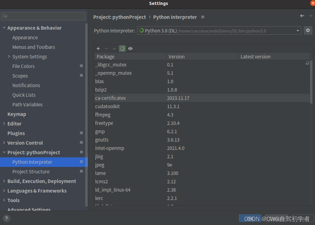 深度学习笔记一（Ubuntu环境配置）_535.154.05-CSDN博客