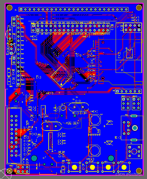 基于STM32F103RCT6单片机+CH340G最小系统评估开发板硬件（原理图+PCB）工程文件_stm32f103rct6最小系统-CSDN博客