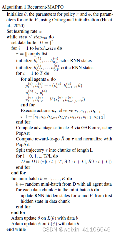 MAPPO算法流程和代码解读 | 初学教程