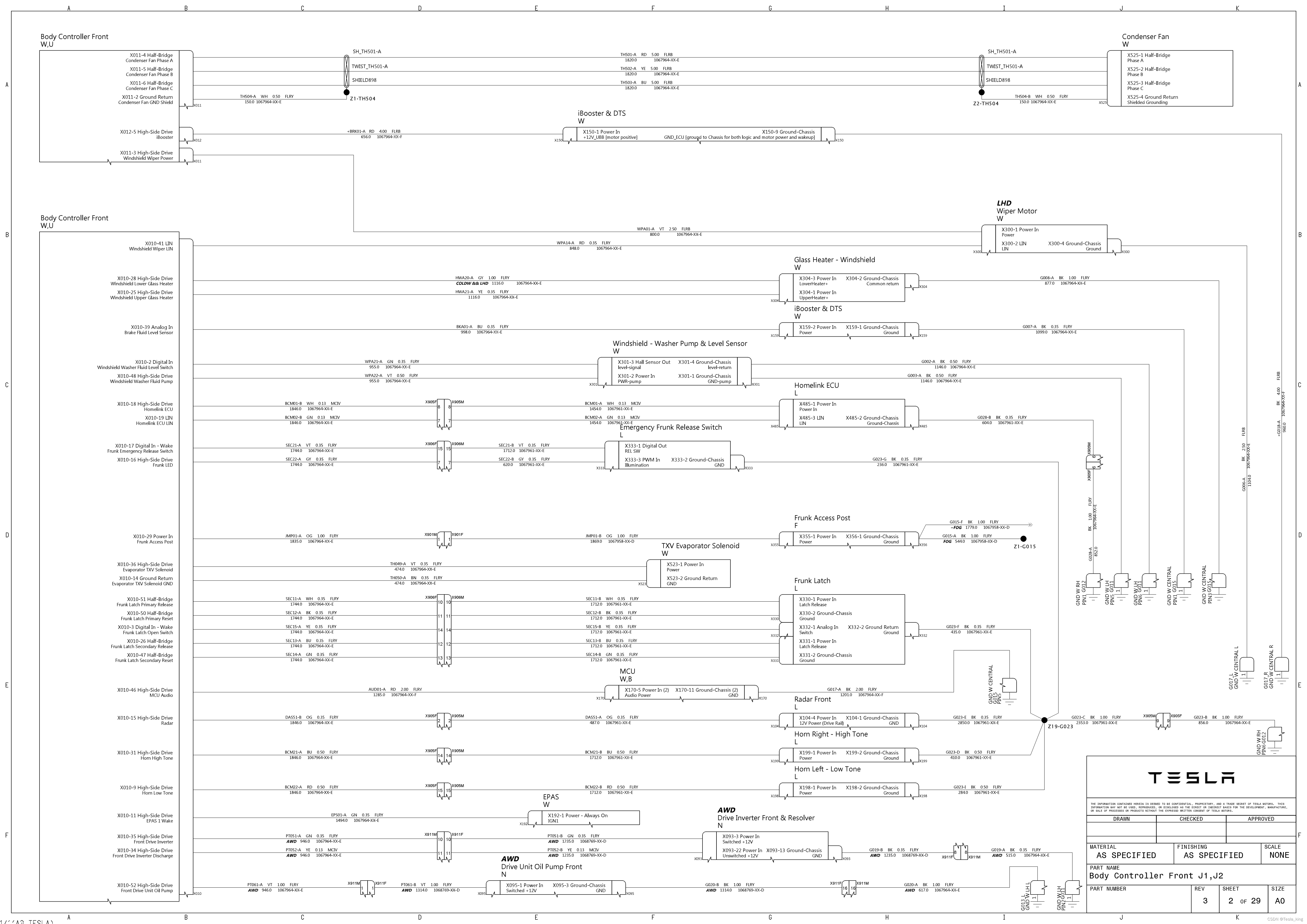 Tesla model 3 Schematic Diagram serialize（3/40）-CSDN博客
