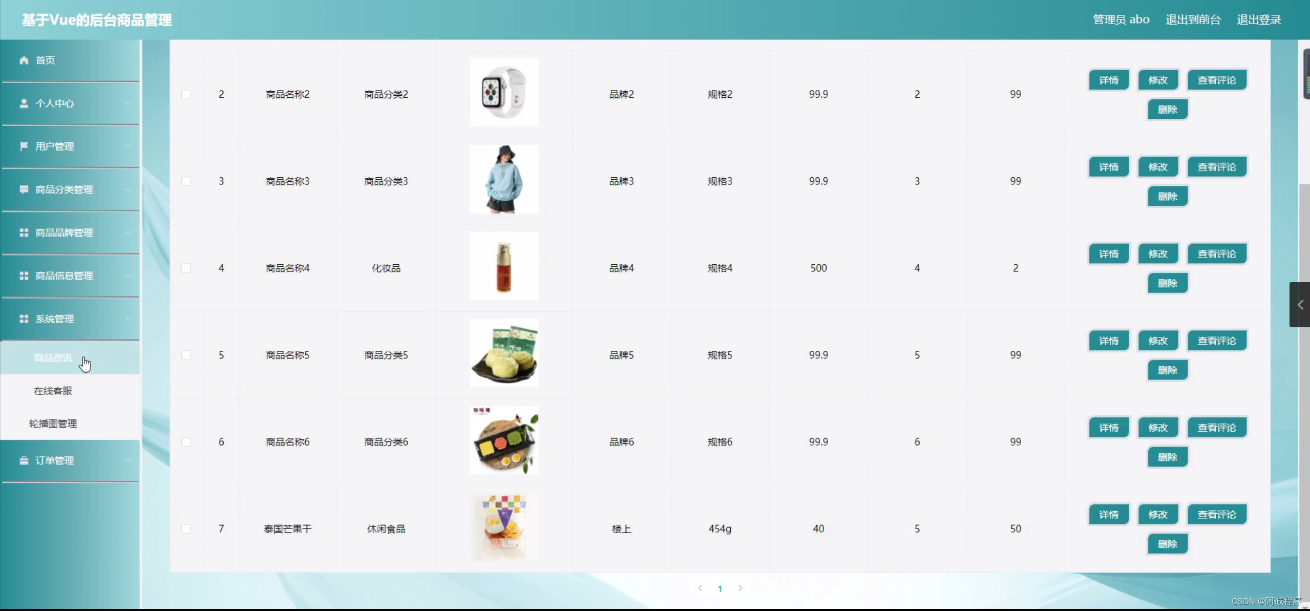 Java基于vue的后台商品管理源码mysql文档vue商品后台管理系统 Csdn博客