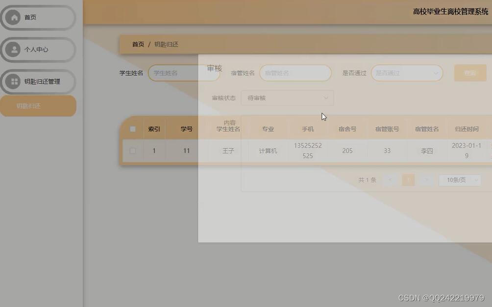 Springboot微信小程序 Uniapvue高校毕业生离校管理系统微信数据库怎么设计的 Csdn博客 