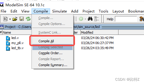 如何使用安路TD与Modelsim进行联合仿真？_td modelsim-CSDN博客