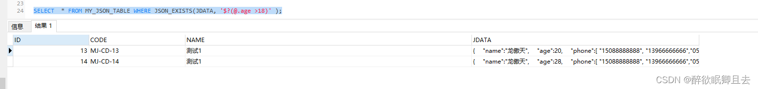 oracle19c JSON常用函数_oracle 19c json 函数-CSDN博客
