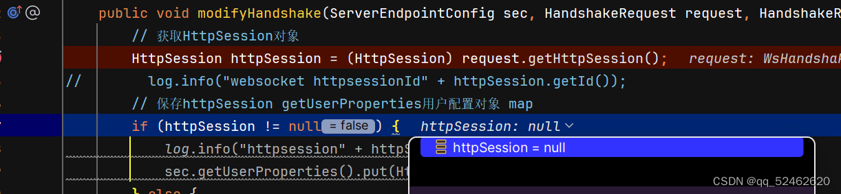 Springboot中websocket获取httpsession null 的情况 httpsession获取不到问题 前后端分离问题 添加配置依然为null_spring boot获取 ...