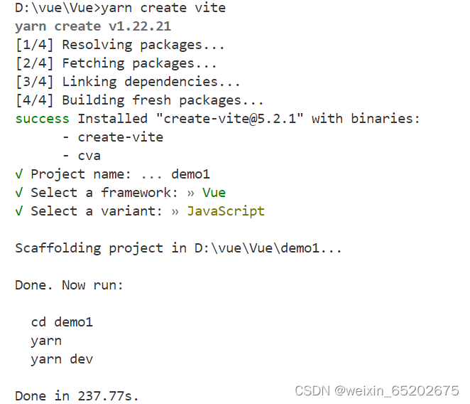 创建vue 3项目及遇到的问题_yarn 创建vue3报错-CSDN博客