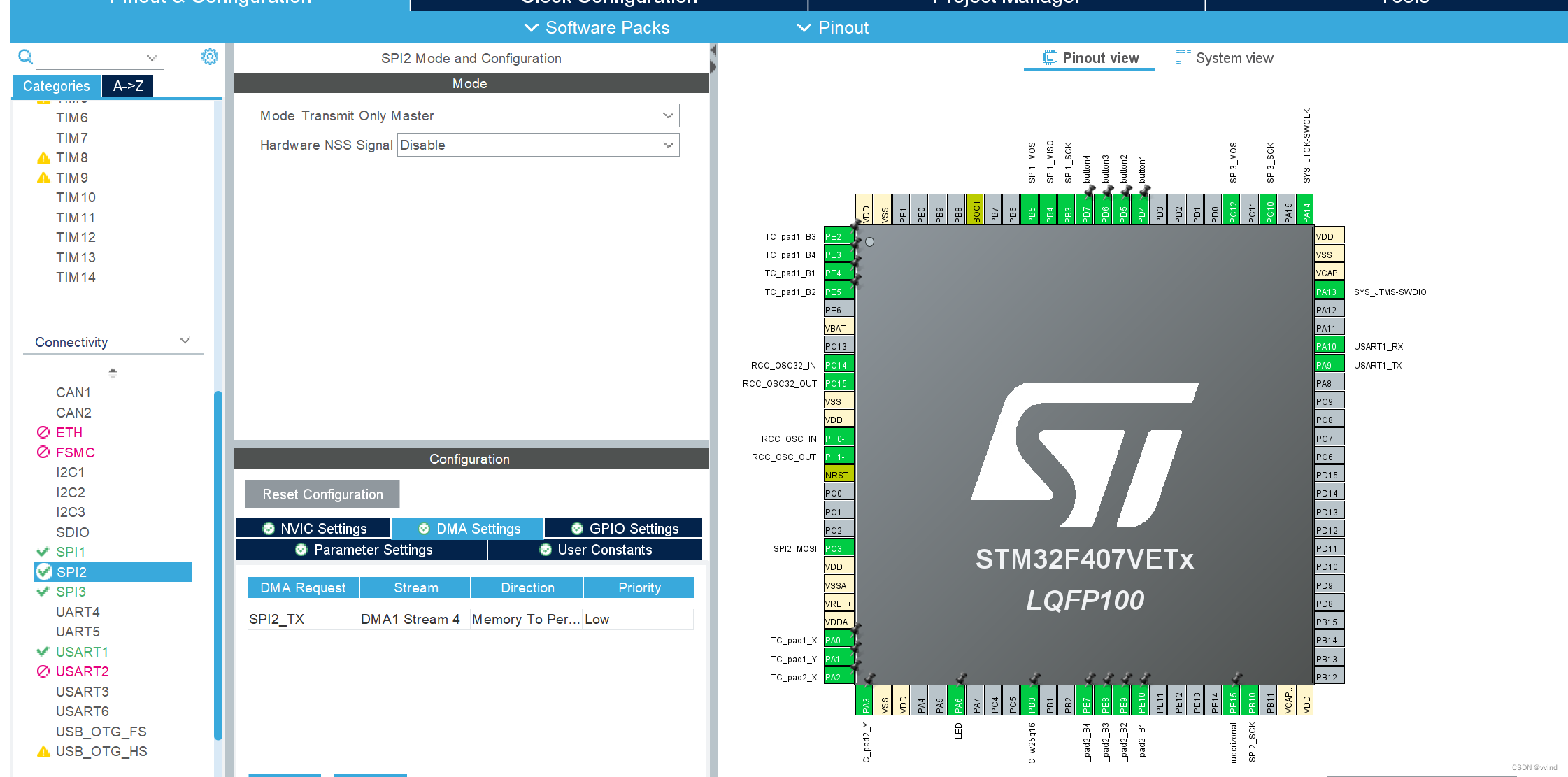 STM32学习笔记四：WS2812制作像素游戏屏（驱动）-CSDN博客
