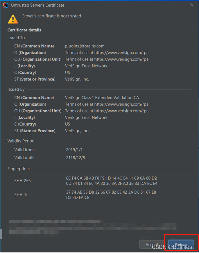 IDEA：Untrusted Server‘s Certificate_idea untrusted server's certificate-CSDN博客