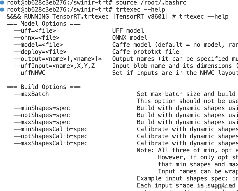 已解决 ｜ trtexec: command not found， 在 Docker 容器中找不到 trtexec 命令-CSDN博客