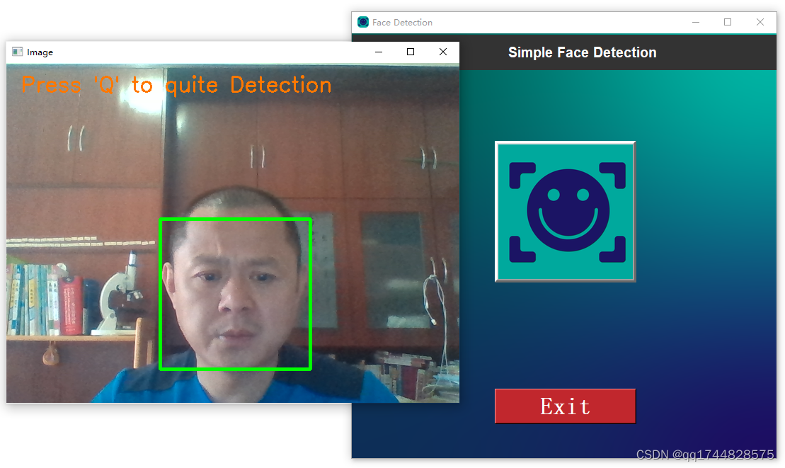 基于pythonopencv摄像头实时人脸检测opencv Python 摄像头 Csdn博客 1950