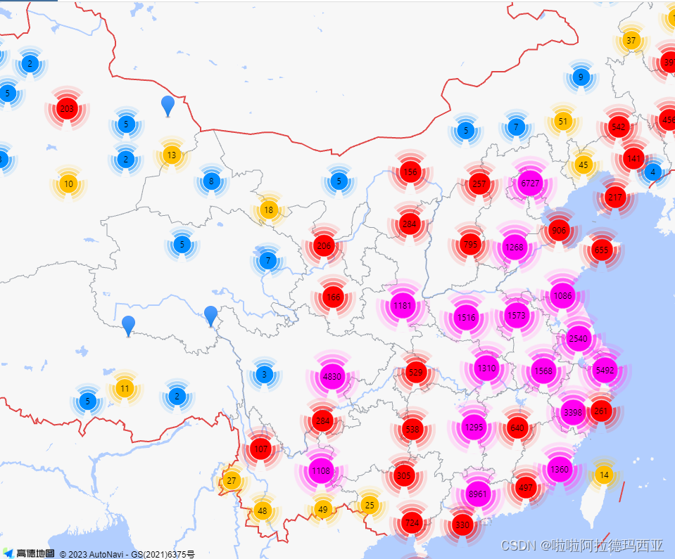 @vuemap/vue-amap高德vue组件库常用技巧（六）- 点聚合_elamapmarkercluster-CSDN博客