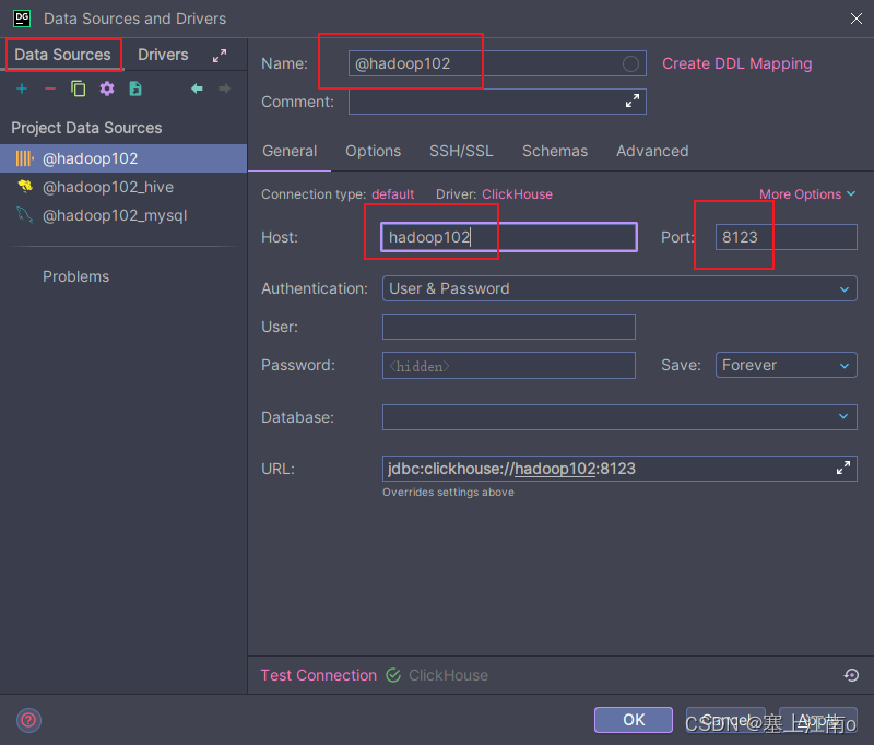 datagrip 连接 clickhouse_datagrip连接clickhouse-CSDN博客
