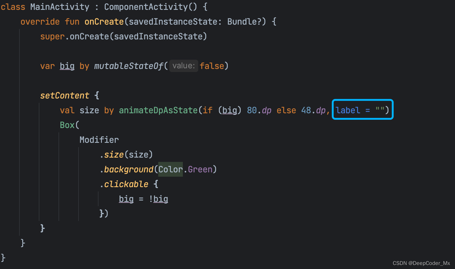 聊聊 Jetpack Compose 的 “高级别动画 API” -- Animate*AsState()