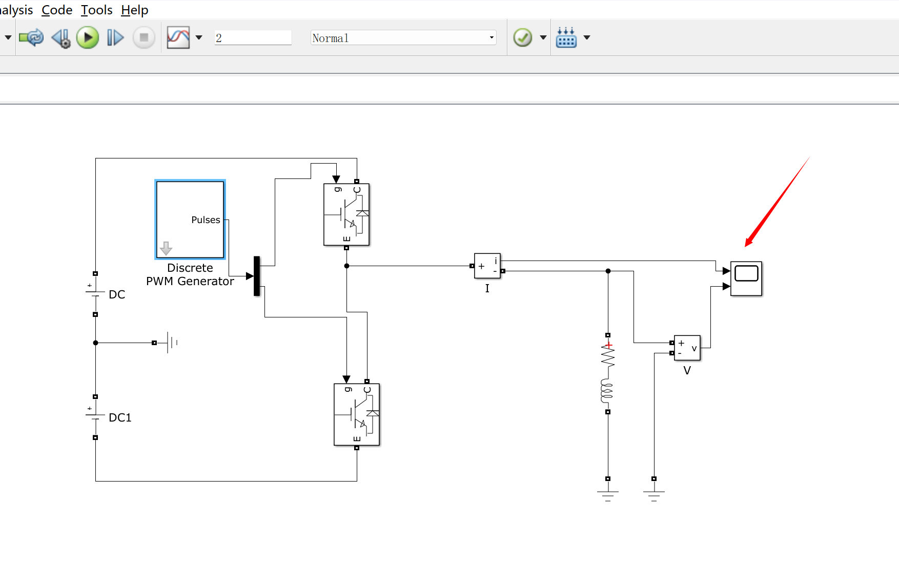 【单相半波PWM逆变器】在电压源变流器中使用IGBT /二极管模块的作用及使用Powergui / FFT工具对PWM波形进行谐波分析研究 ...