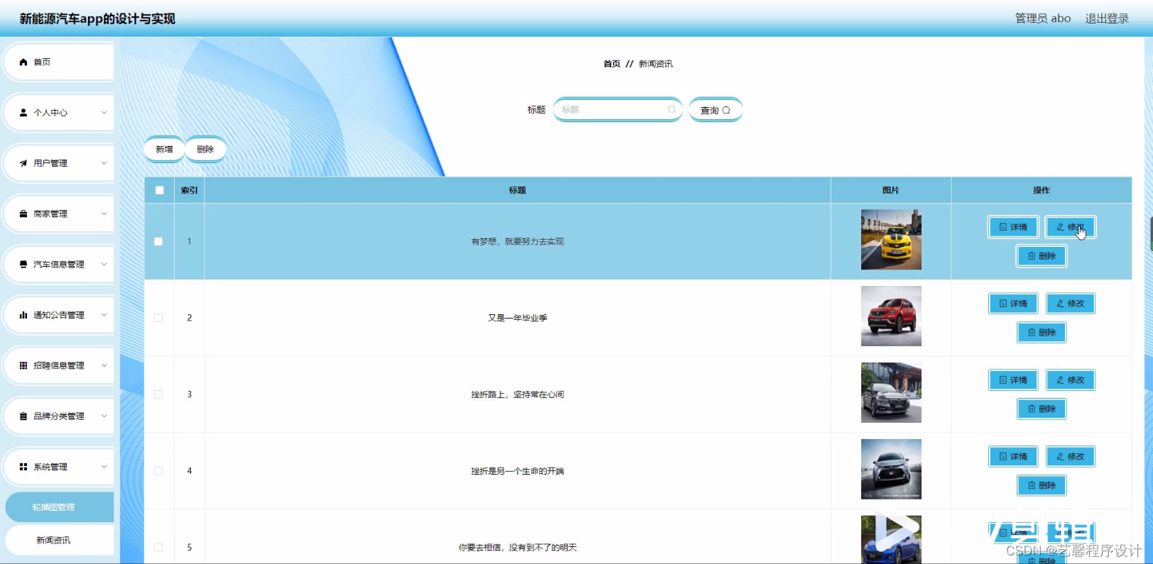 Springboot Java Php Node Python新能源汽车app的设计与实现【计算机毕设】 Csdn博客