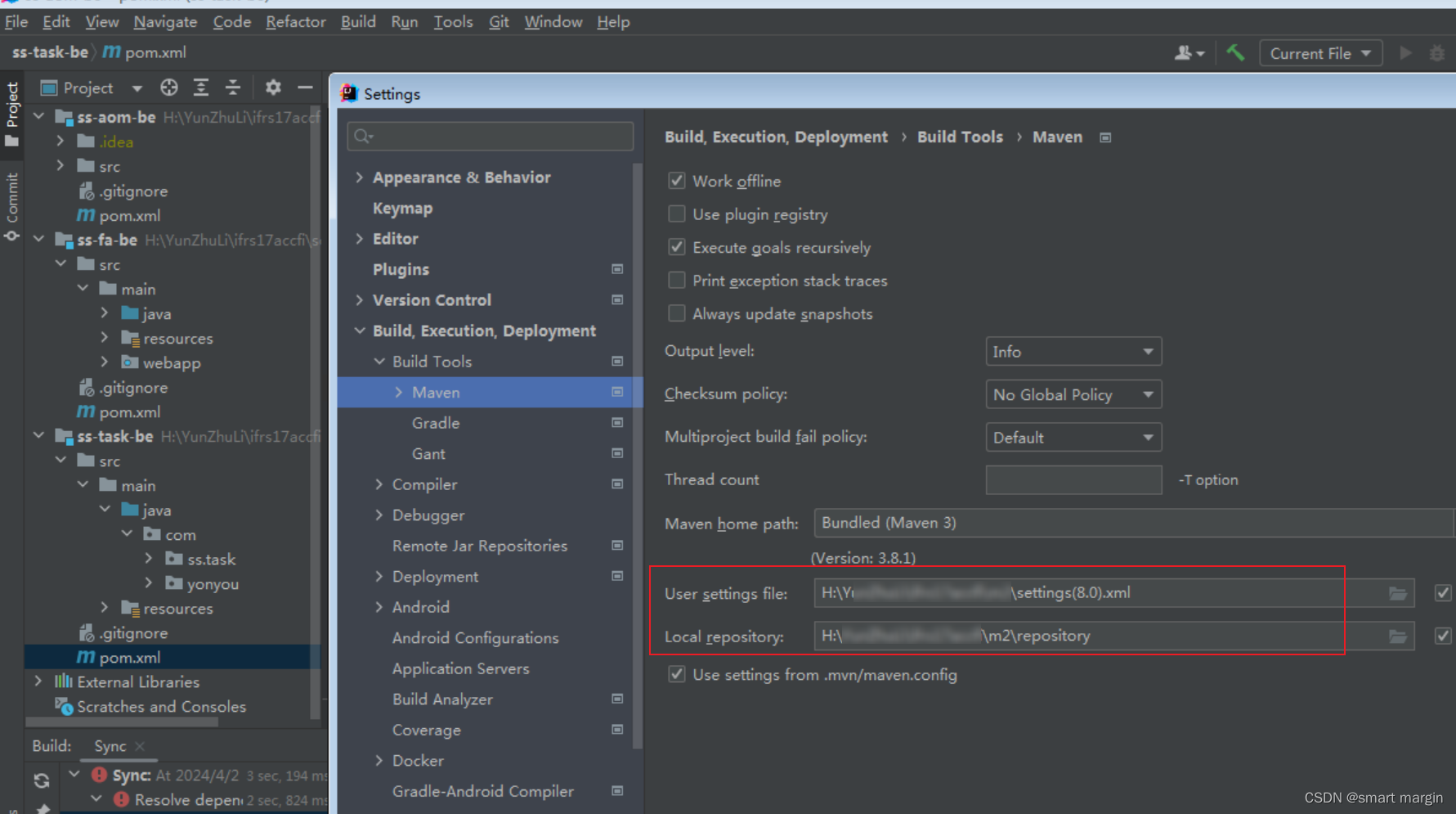 Idea配置Maven优先从本地仓库获取依赖_idea maven优先使用本地仓库-CSDN博客