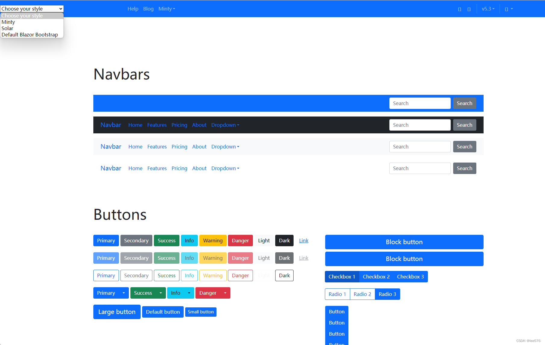自定义实现Blazor Server 模式 Bootstrap 主题切换-CSDN博客