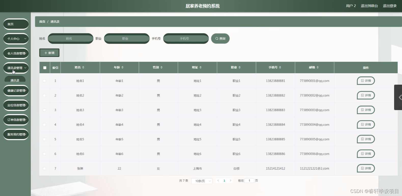 【附源码】计算机毕业设计居家养老预约系统(javaspringbootmysqlmybatis论文java开发的社区居家养老系统 Csdn博客