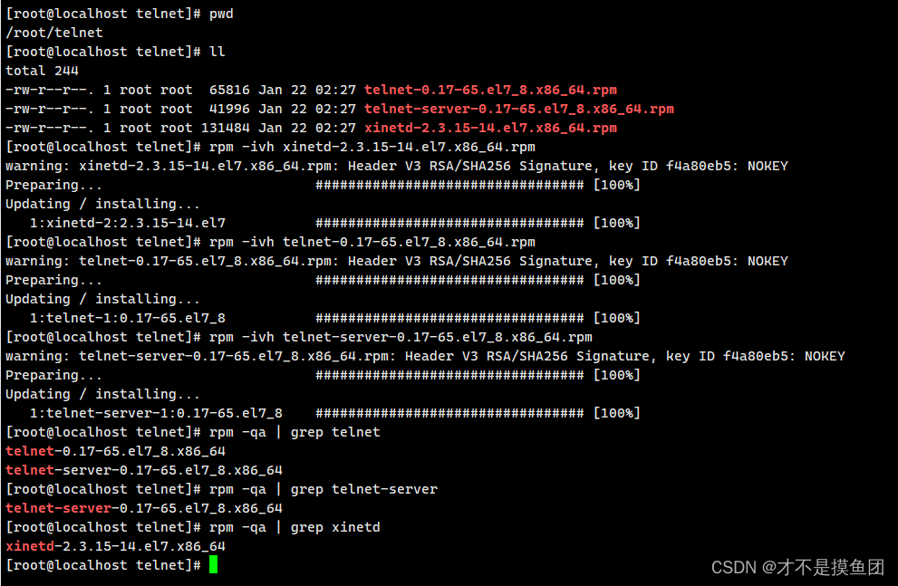centos 7.9 离线安装telnet_telnet centos离线安装-CSDN博客