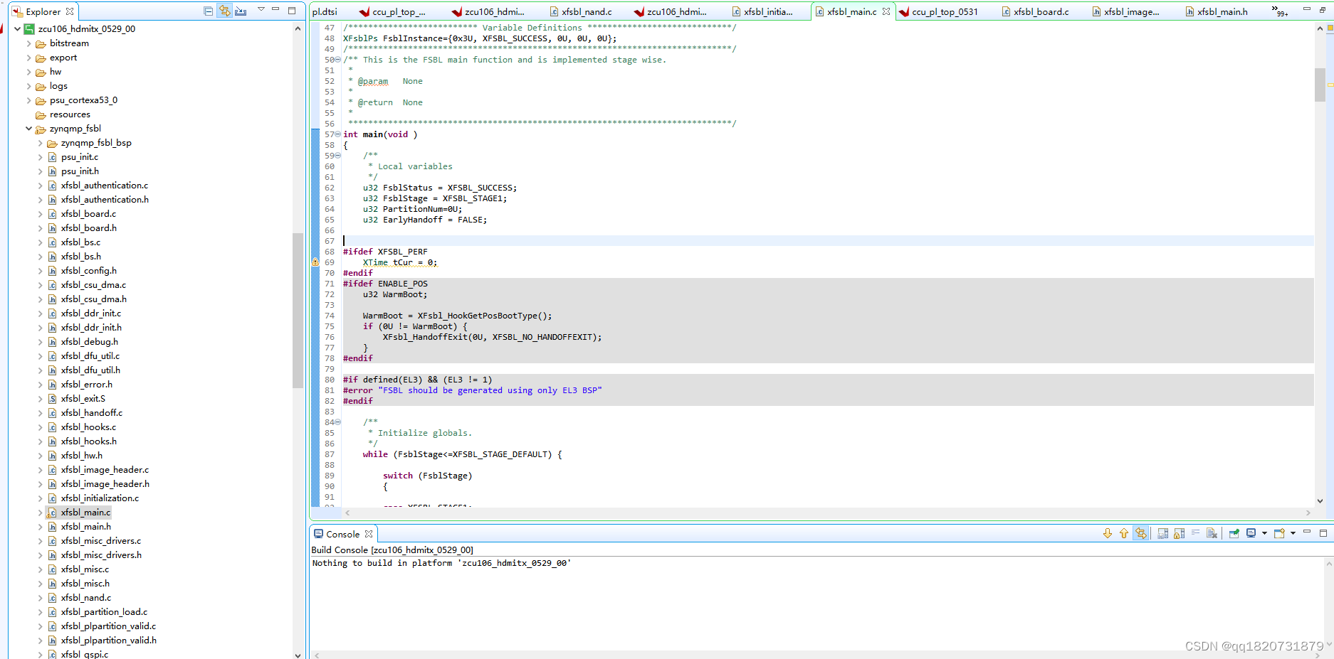 xilinx vitis工程之FSBL代码笔记_vitis fsbl-CSDN博客