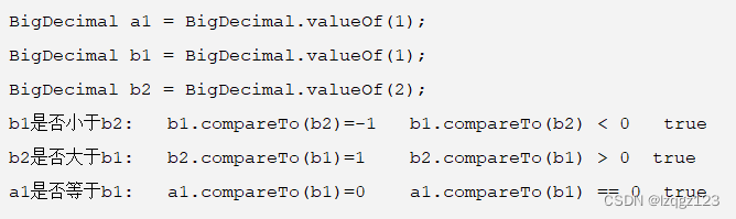 BigDecimal 使用compareTo比较大小_bigdecimal compare-CSDN博客
