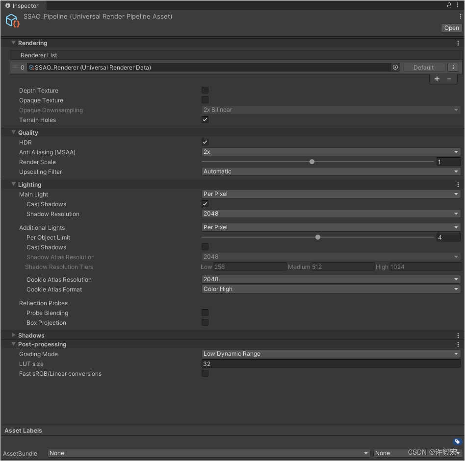 Unity-URP(2)-AmbientOcclusion_unity urp ssao-CSDN博客